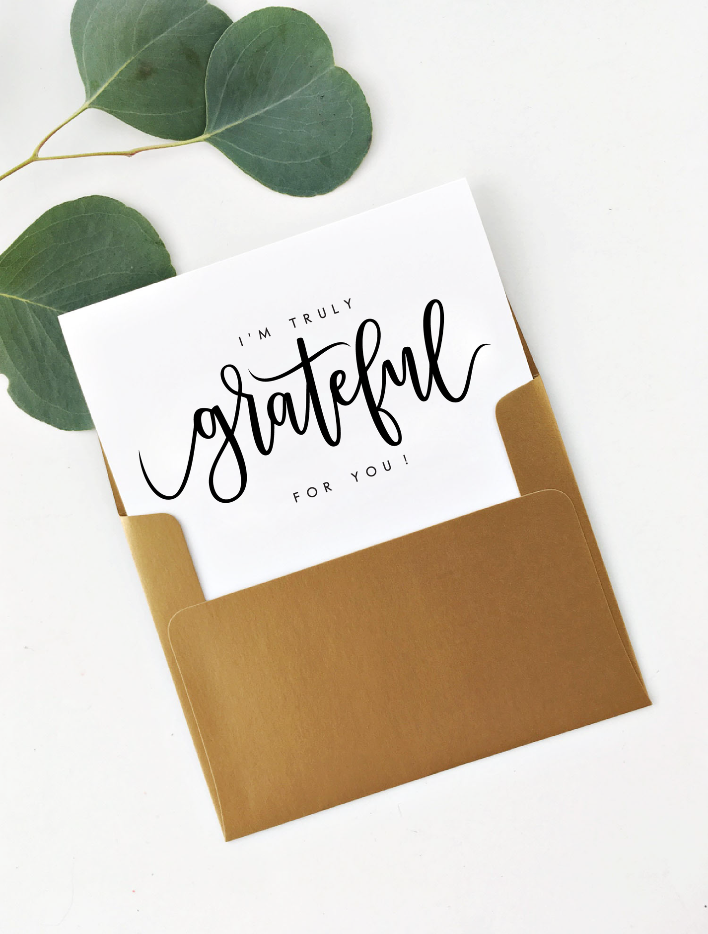 I'm Truly Grateful For You Card – Atiliay